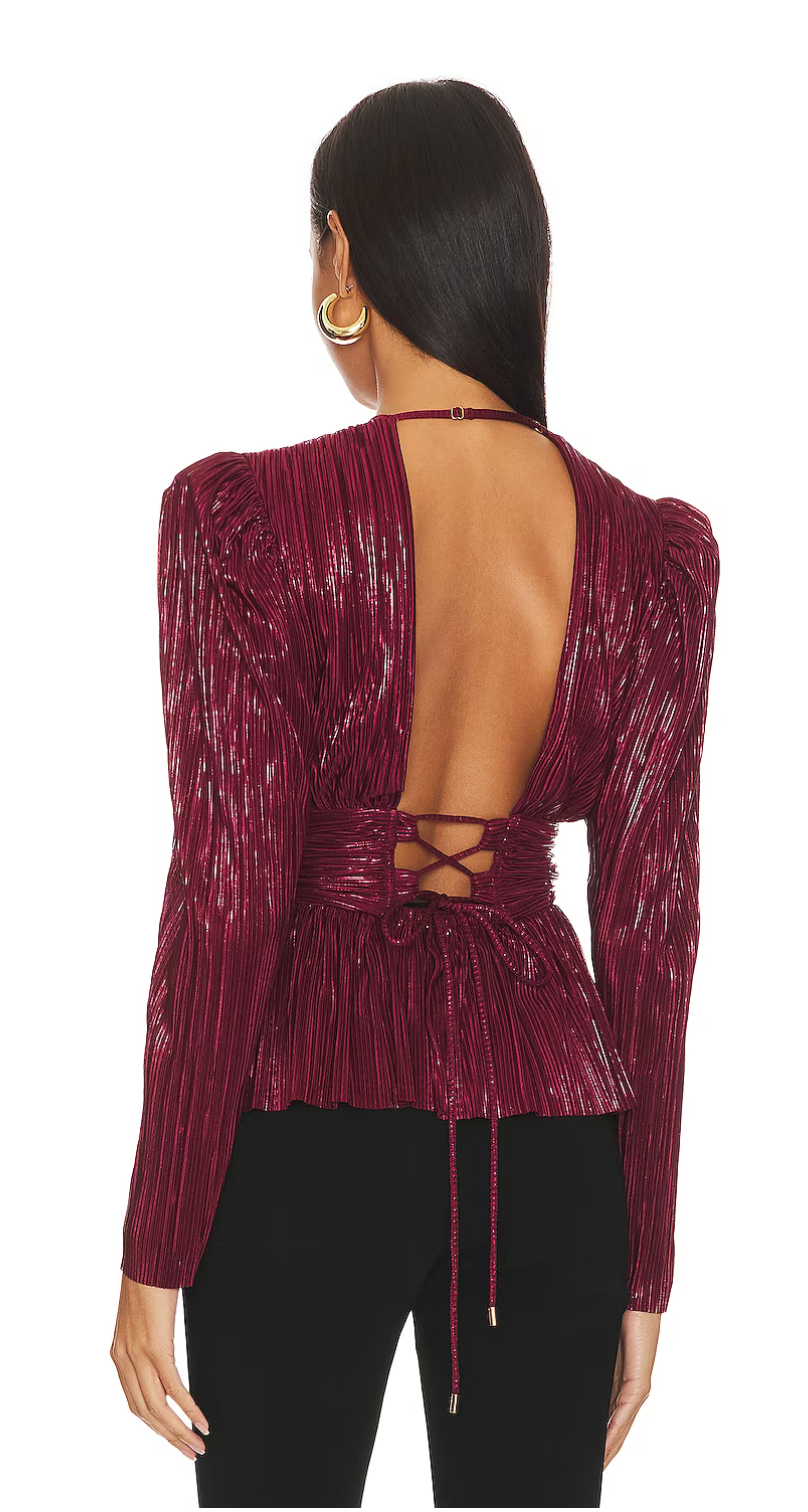 Maxim Top Ruby Wine – RAINA DAWN